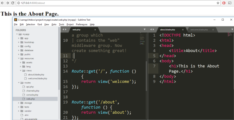 Setting Laravel with Xampp environment (Windows) | Smart Lun