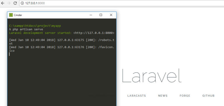 Setting Laravel with Xampp environment (Windows) | Smart Lun