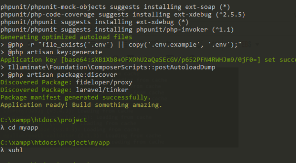 Setting Laravel With Xampp Environment Windows Smart Lun